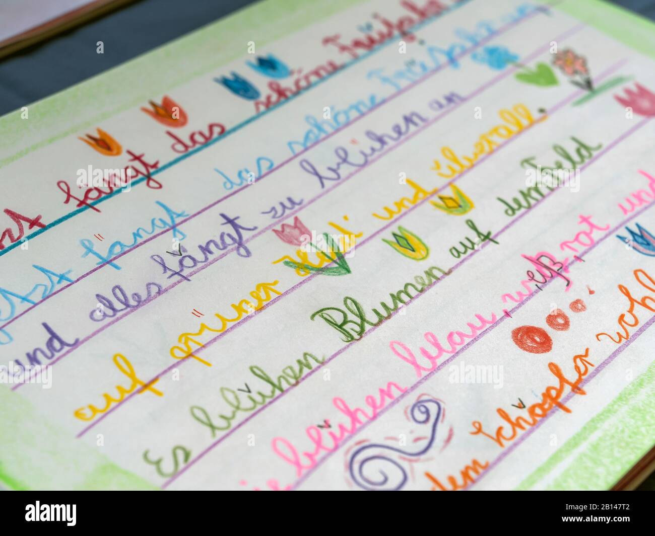 Writing exercise hi-res stock photography and images - Alamy