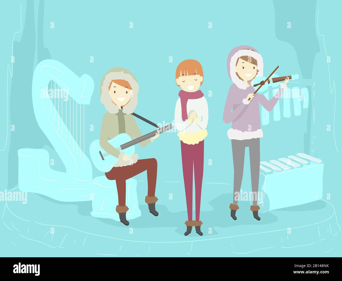 Ice musical instruments hi-res stock photography and images - Alamy
