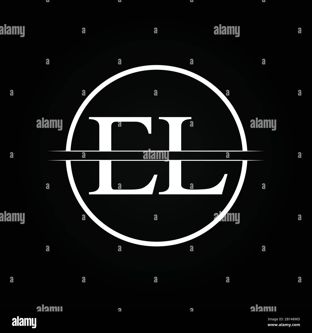 Initial EL Letter Linked Logo Business Vector Template. Creative Letter EL Logo Design Stock ...