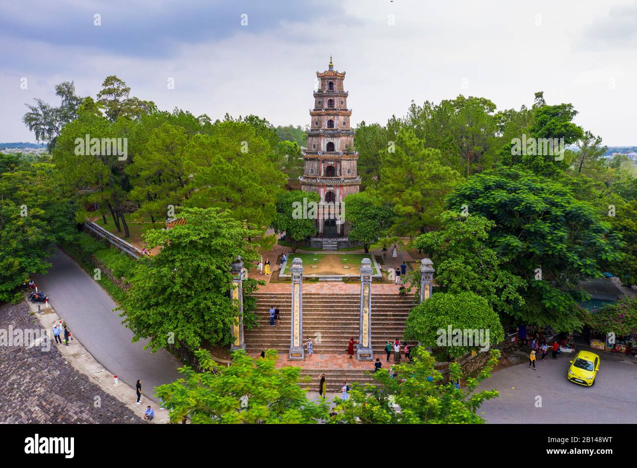 Thien Mu Pagoda, Hue, Vietnam Stock Photo - Alamy