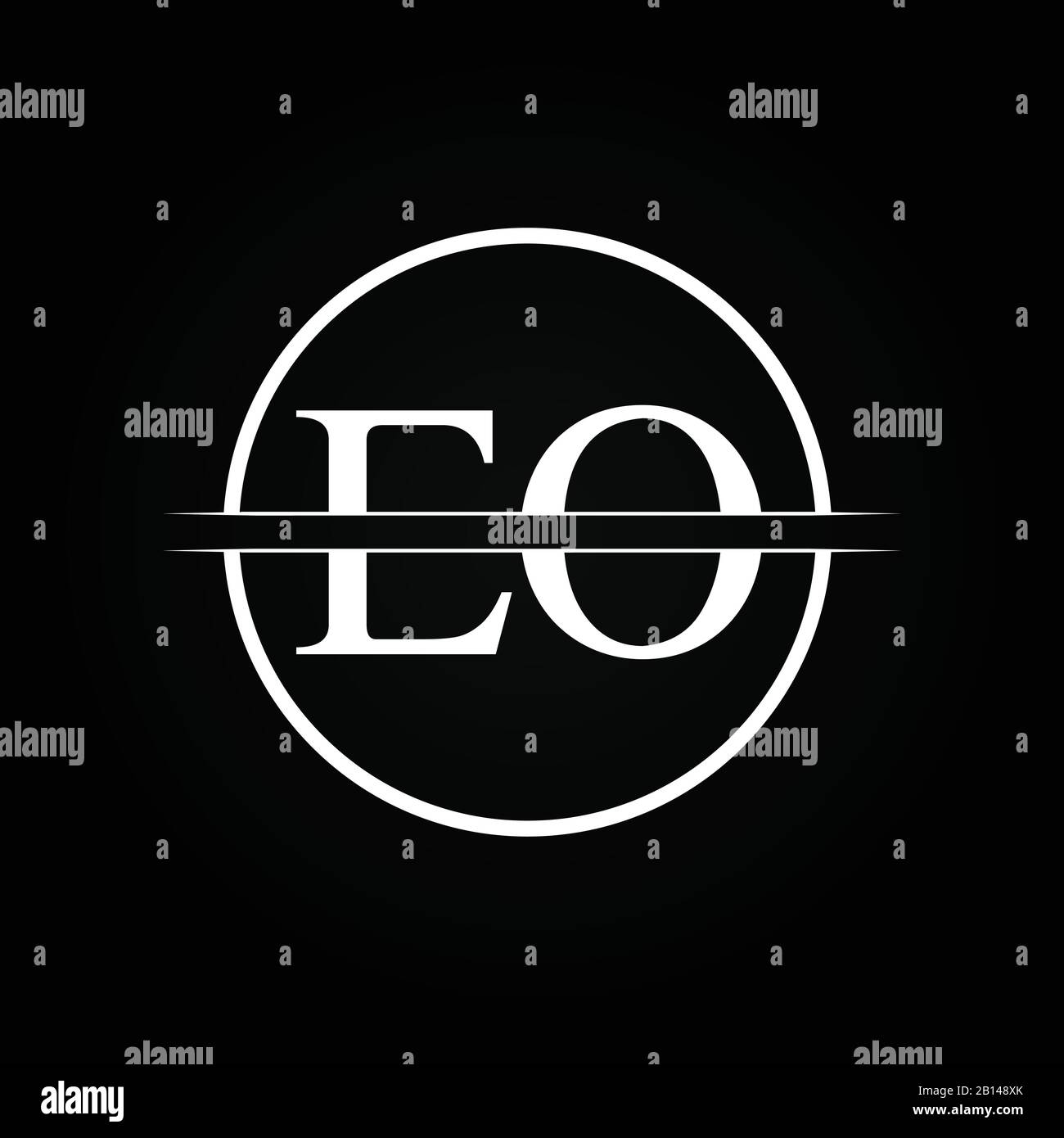 Initial EO Letter Linked Logo Business Vector Template. Creative Letter ...