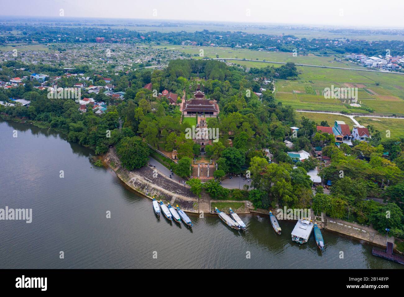 Thien Mu Pagoda, Hue, Vietnam Stock Photo - Alamy