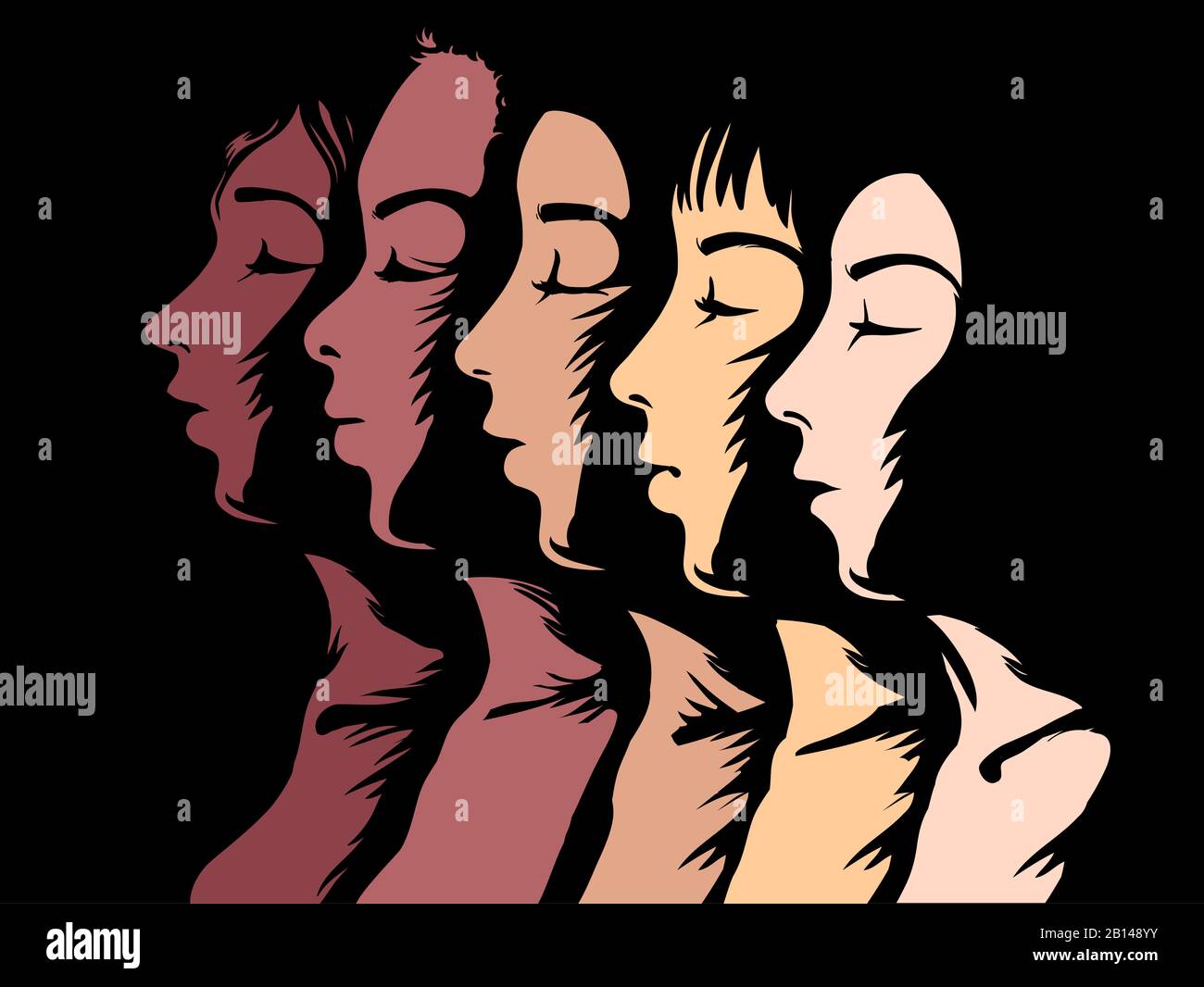 Human faces skin hi-res stock photography and images - Alamy