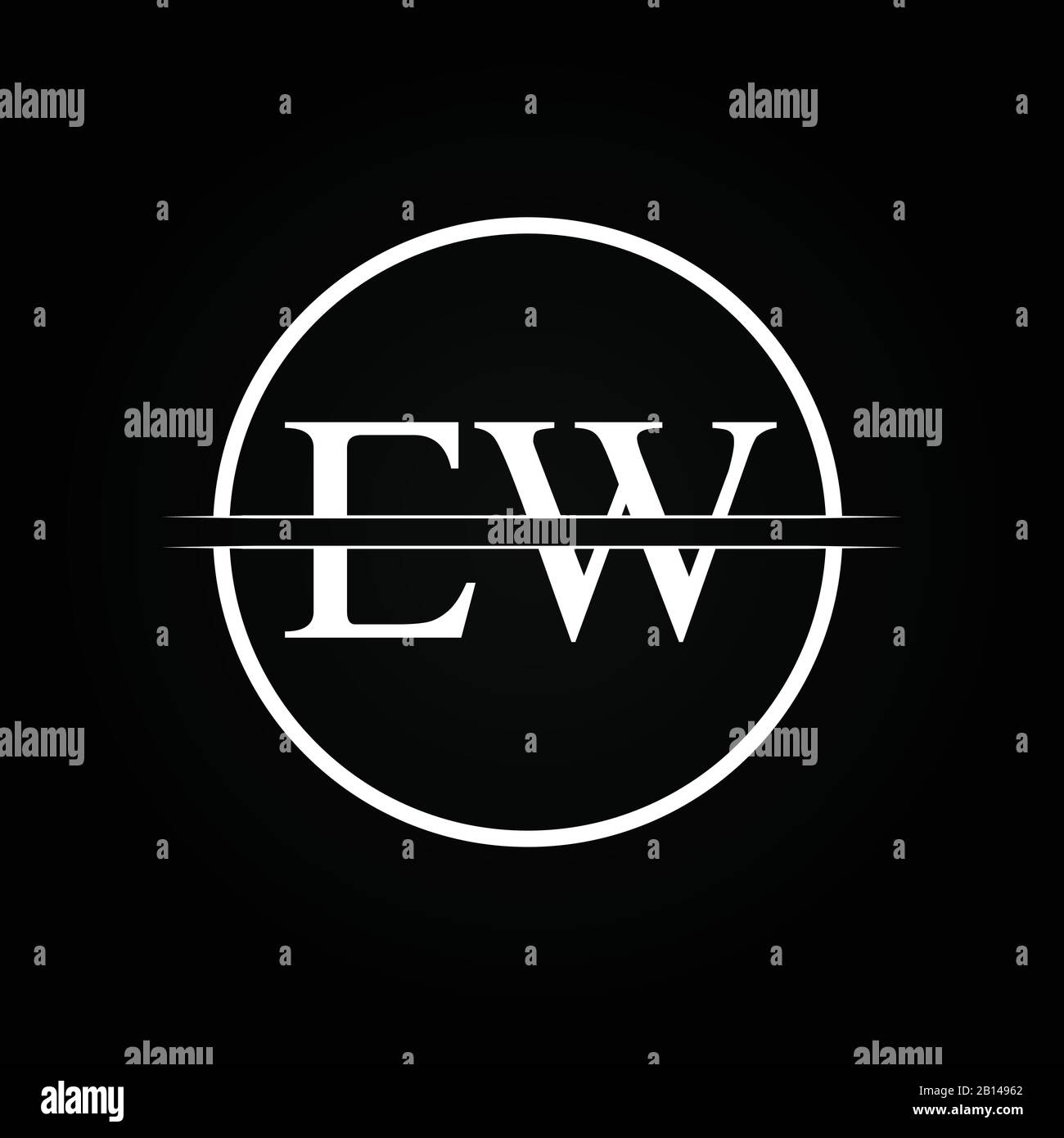 Letter ew Black and White Stock Photos & Images - Alamy