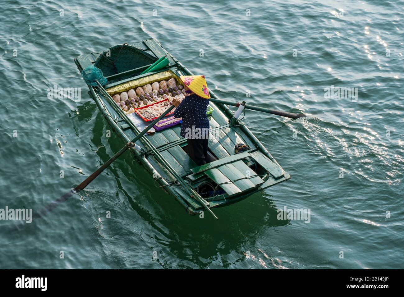 Halong Bay in Vietnam, boat Stock Photo - Alamy