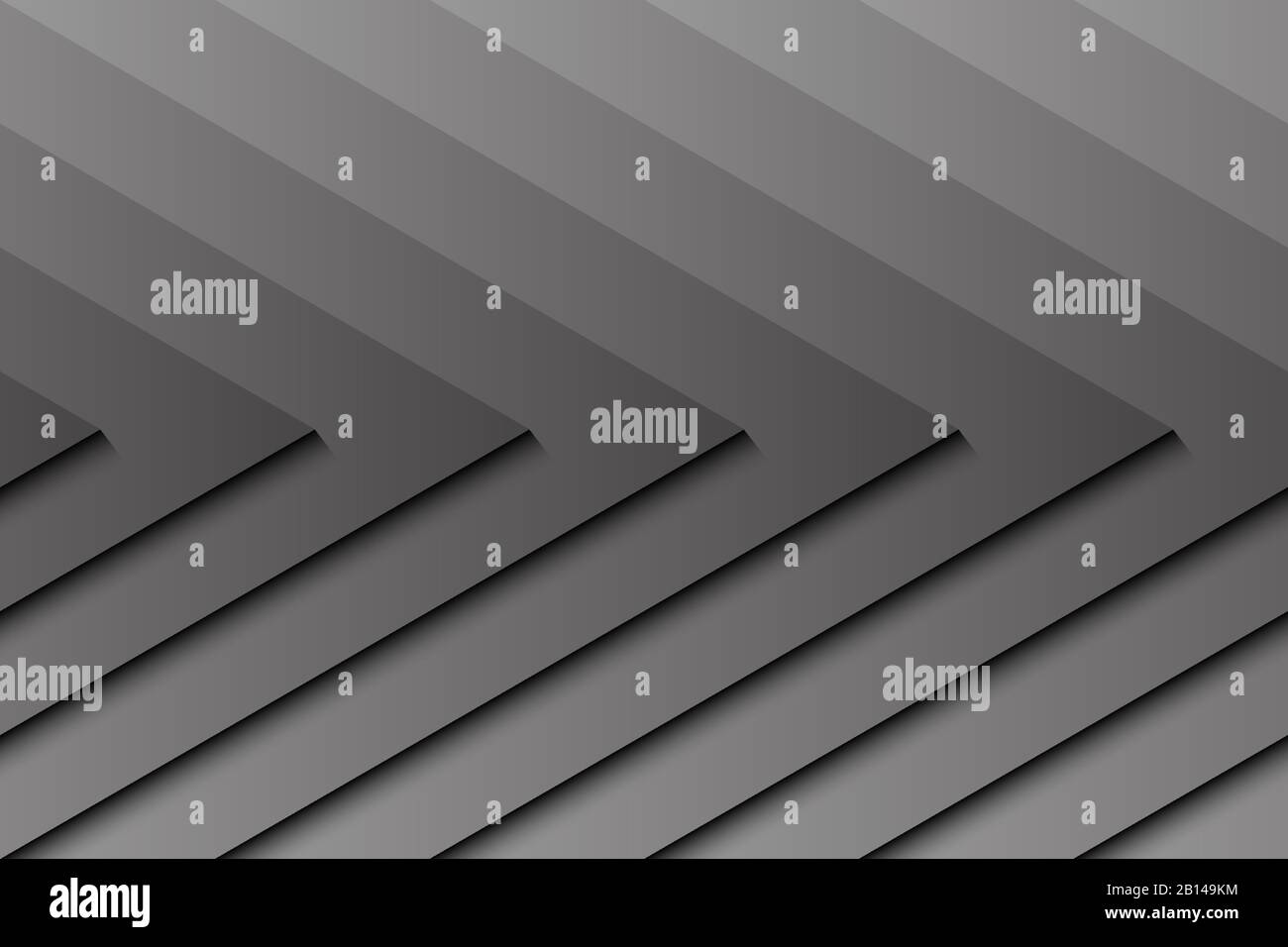 Abstract grey metallic triangles background with paper cutout 3D style ...