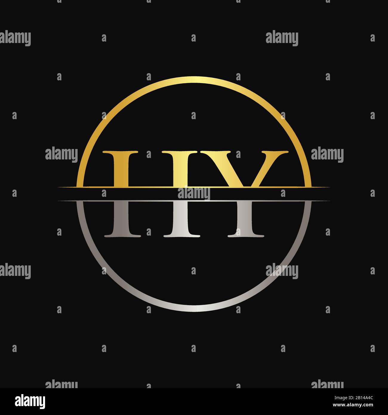 HY letter Type Logo Design vector Template. Abstract Letter HY logo ...