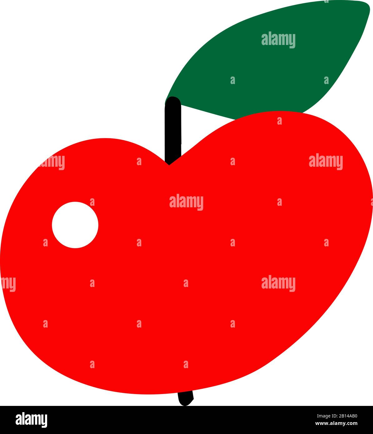 logo apple sign red green Vector illustration Stock Vector Image & Art ...