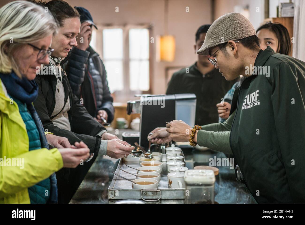 Tea factory, darjeeling, India Stock Photo - Alamy