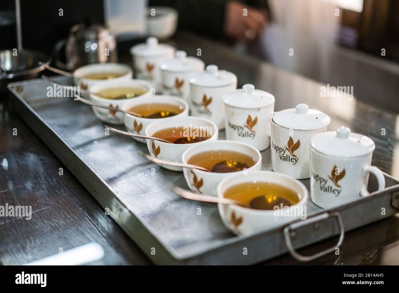 Tea factory, darjeeling, India Stock Photo - Alamy