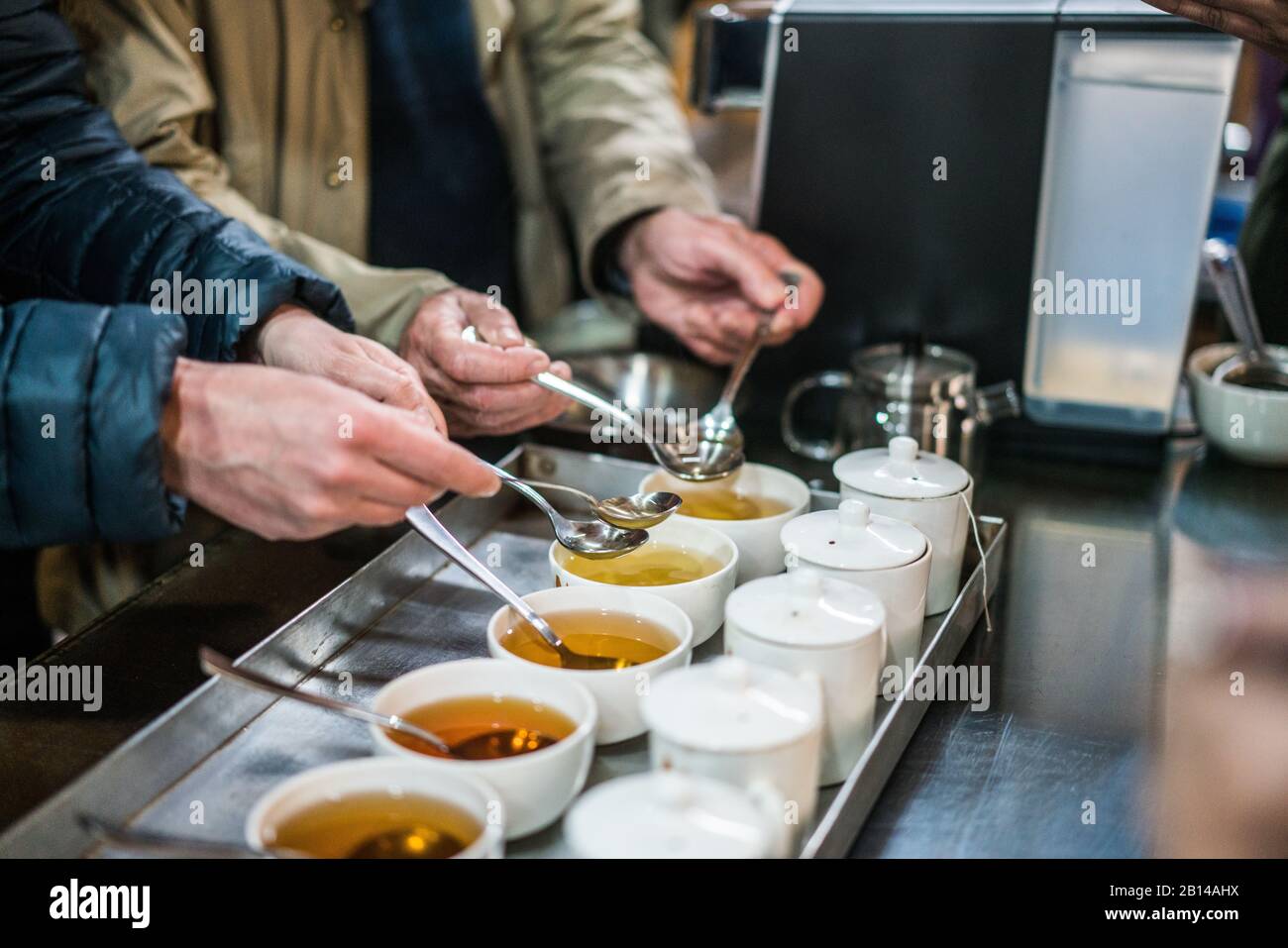 Tea factory, darjeeling, India Stock Photo - Alamy