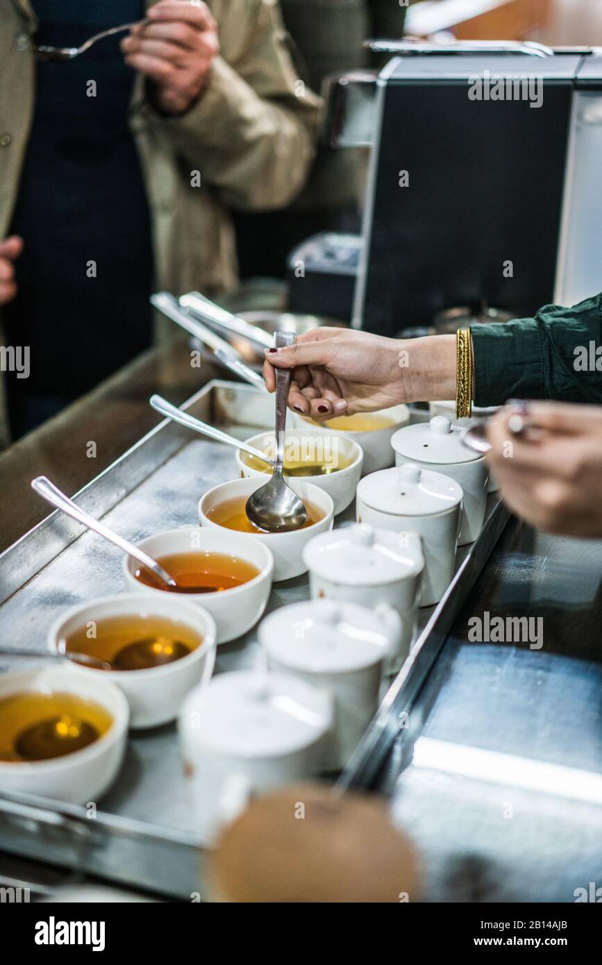 Tea factory, darjeeling, India Stock Photo - Alamy