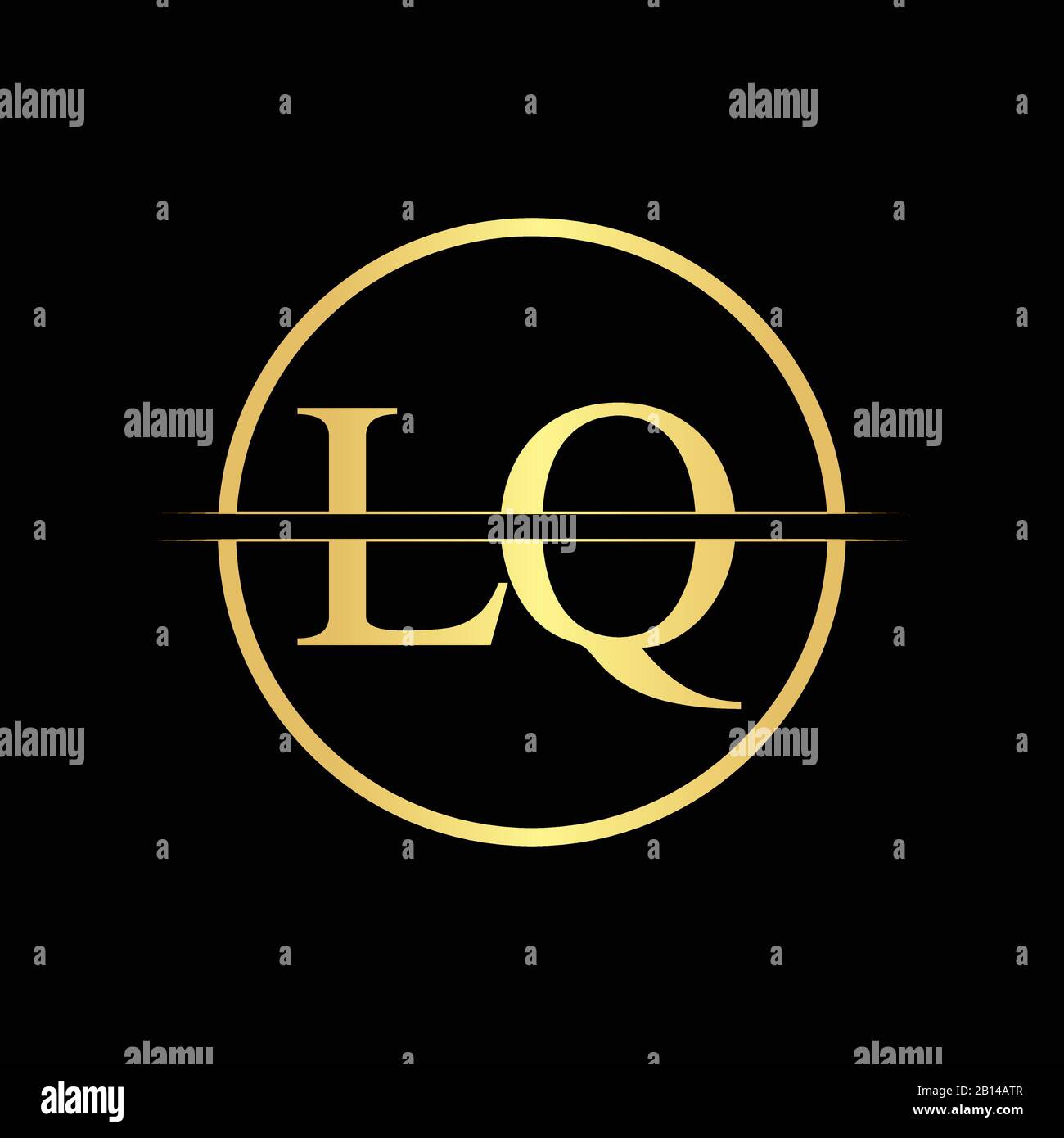 Initial LQ letter Logo Design vector Template. Abstract Letter LQ logo ... Initial LQ letter Logo Design vector Template. Abstract Letter LQ logo ...