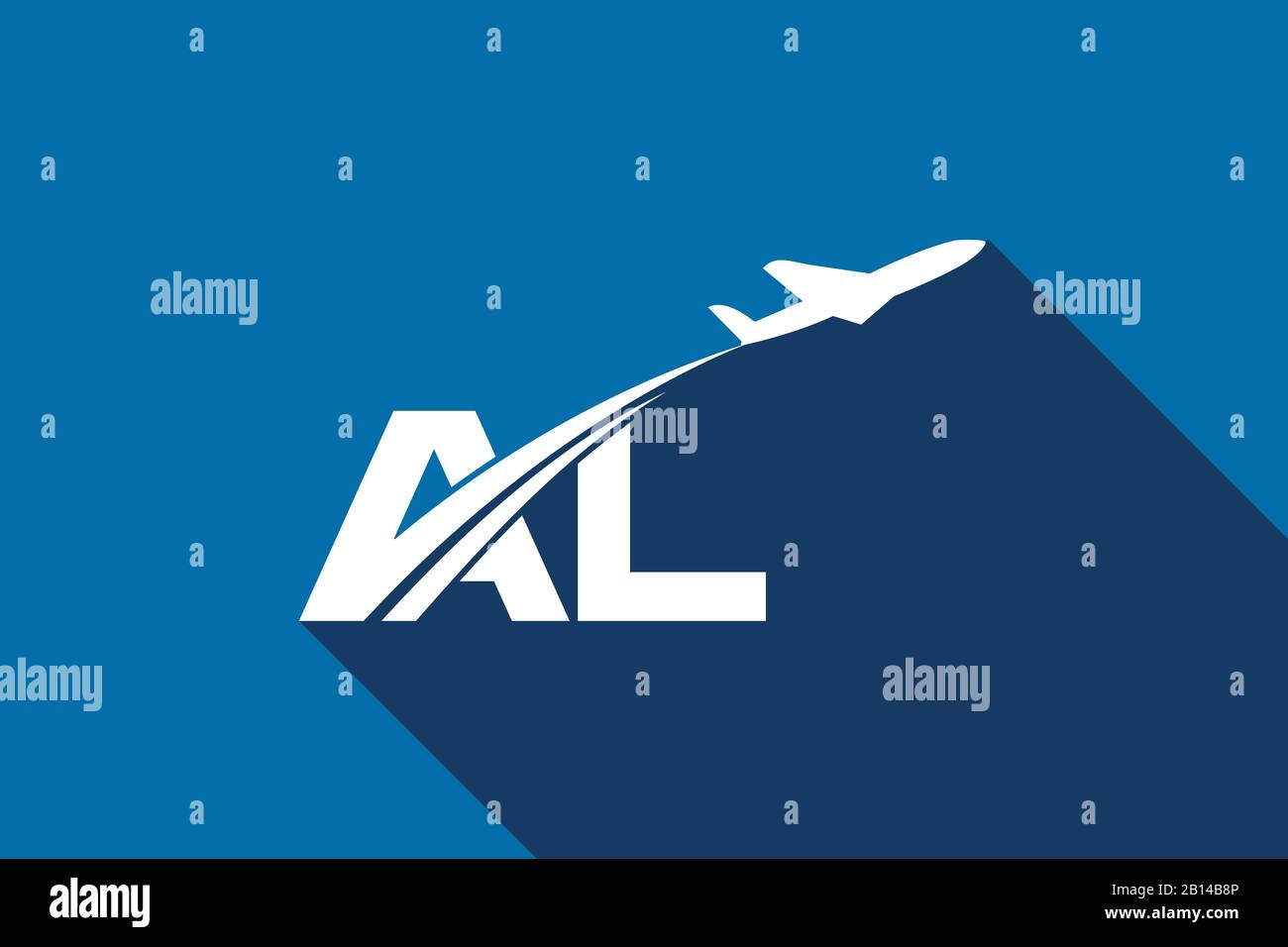 Initial Letter A and L with Aviation Logo Design, Air, Airline ...