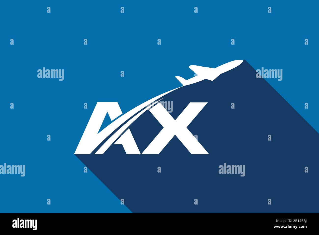Initial Letter A and X with Aviation Logo Design, Air, Airline ...