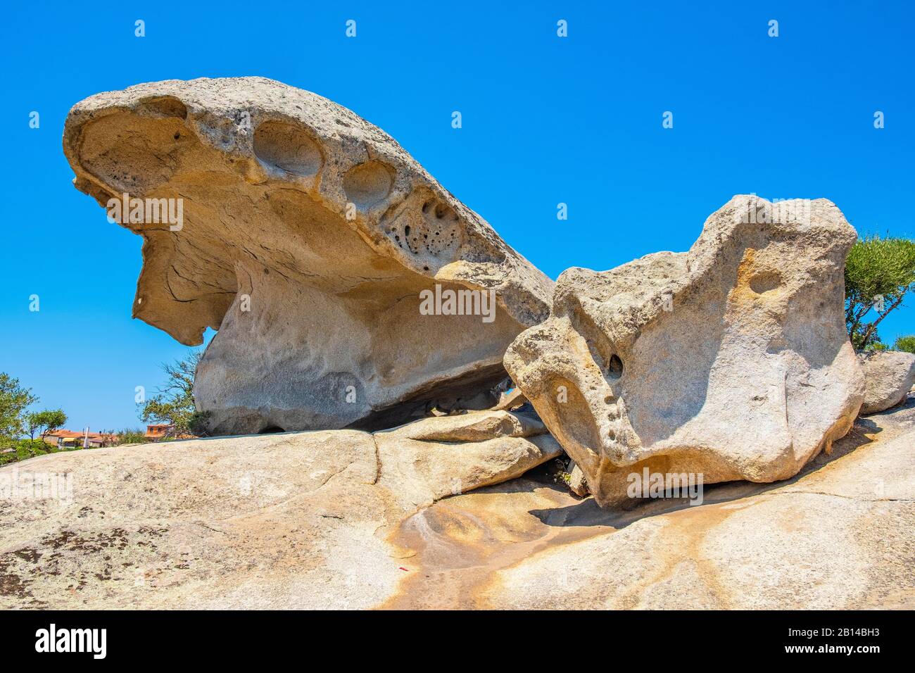 Arzachena, Sardinia / Italy - 2019/07/19: Prehistoric granite Mushroom ...