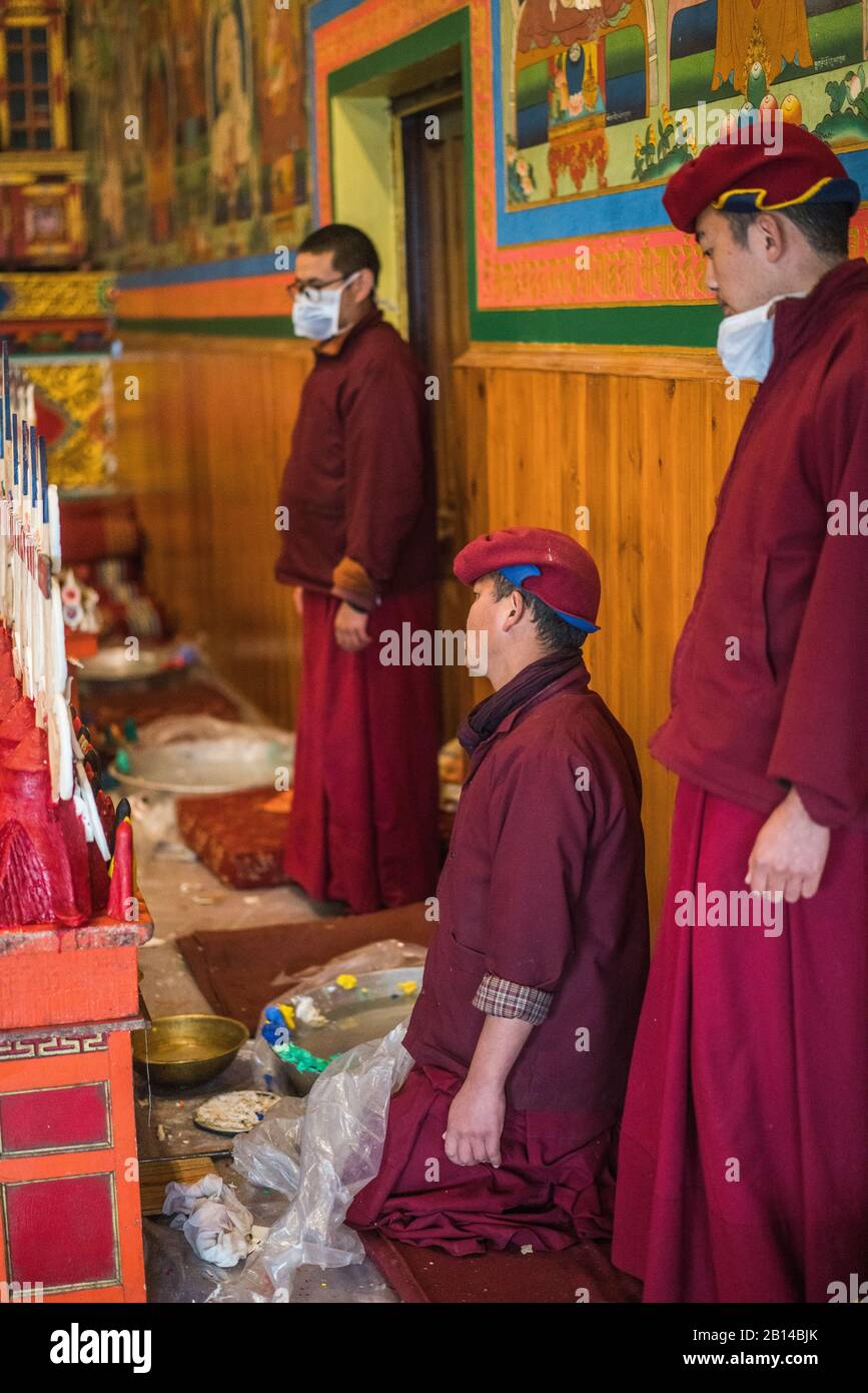 Dali Monastery, Darjeeling, India, Asia Stock Photo - Alamy
