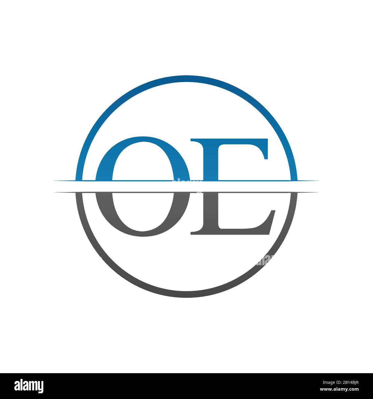 Initial Monogram Letter OE Logo Design Vector Template. OE Letter Logo ...