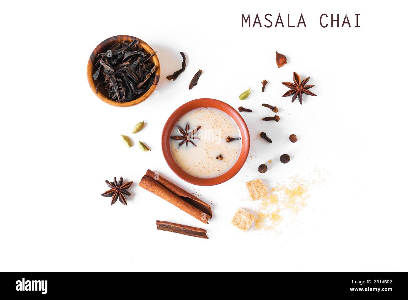 Milk tea recipe Cut Out Stock Images & Pictures - Alamy