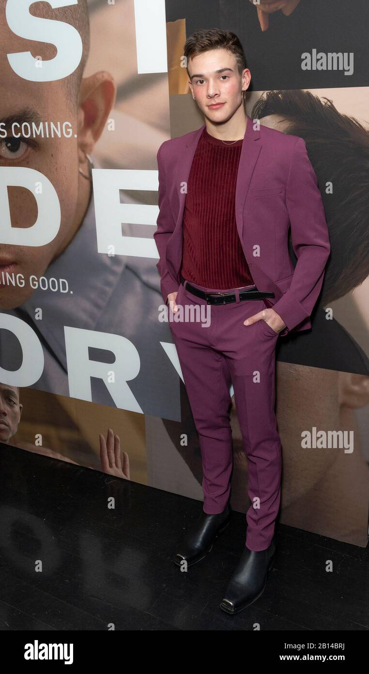 New York, NY - February 20, 2020: Jarred Manista as swing attends the ...