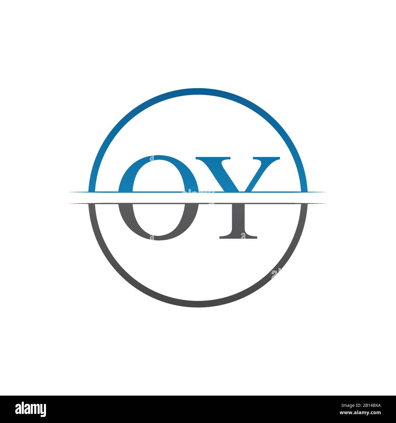 Initial Monogram Letter OY Logo Design Vector Template. OY Letter Logo ...