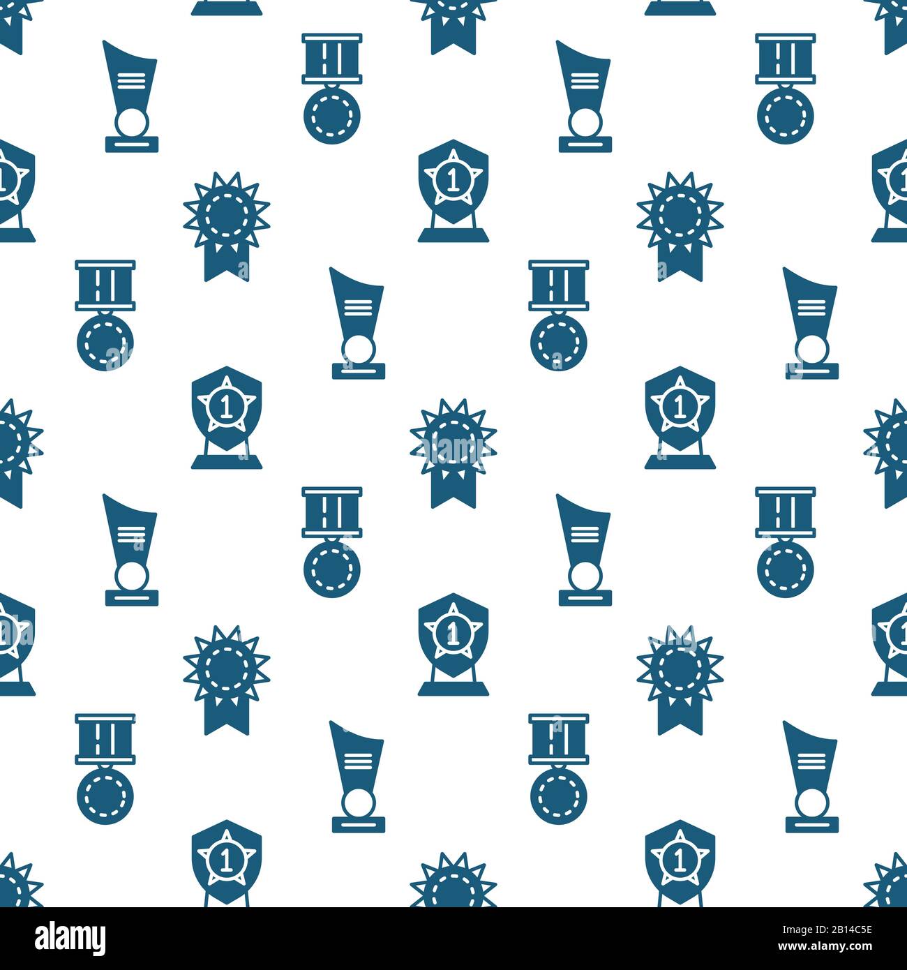Trophy and prizes seamless pattern winner seamless texture hi-res stock ...