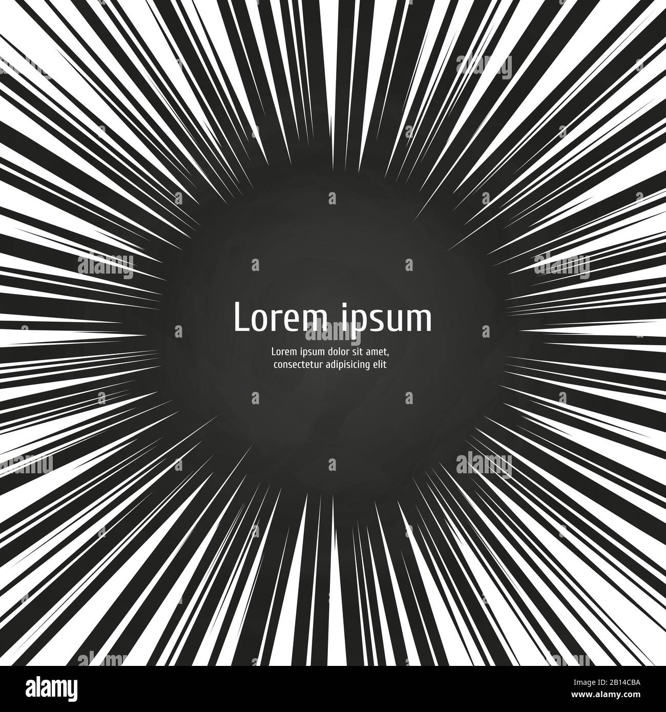 Manga radial action speed Stock Vector Images - Alamy