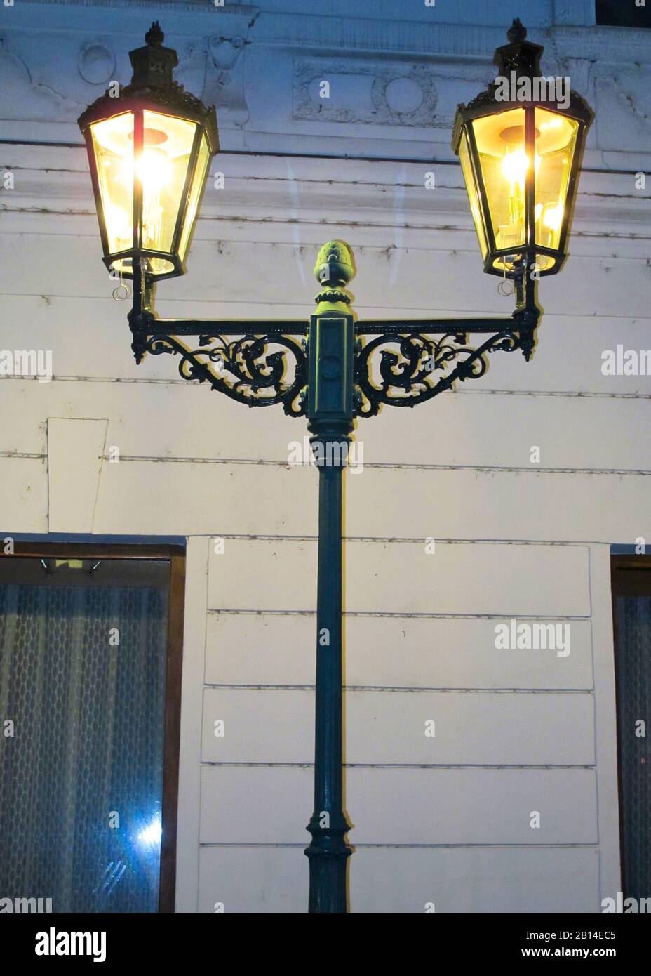 Traditional street lamp. Prague. Czech republic Stock Photo - Alamy