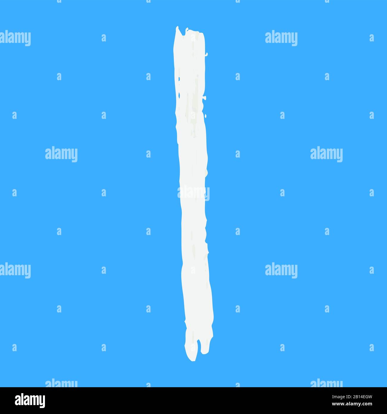This is a illustration of Variation of handwritten vertical brush line ...