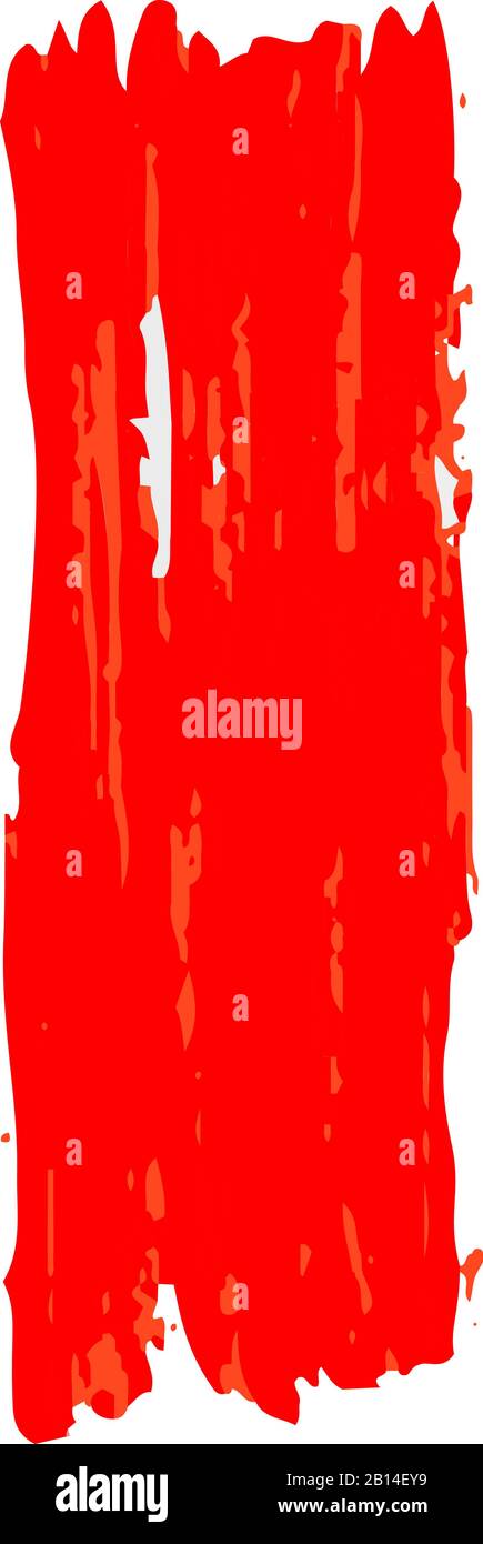 This is a illustration of Variation of handwritten vertical brush line ...