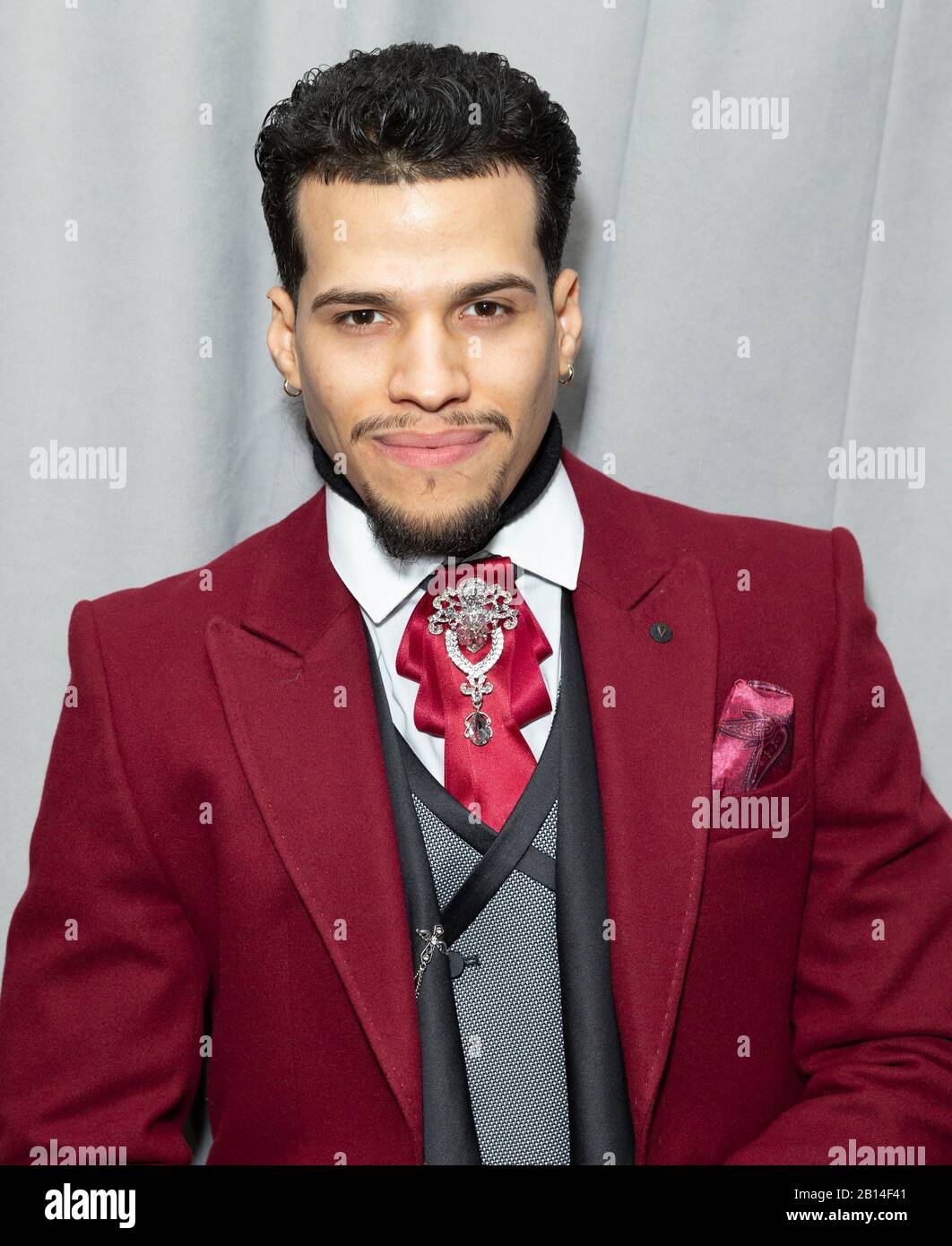 New York, NY - February 20, 2020: Roman Cruz as Luis attends the "West ...