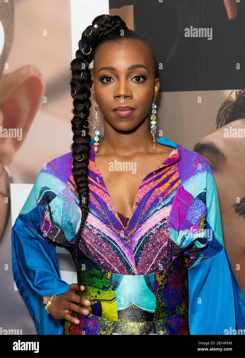 New York, NY - February 20, 2020: Michelle Mercedes as Clarice attends ...