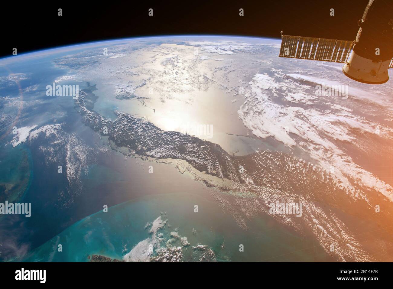 Sunset From Space Station