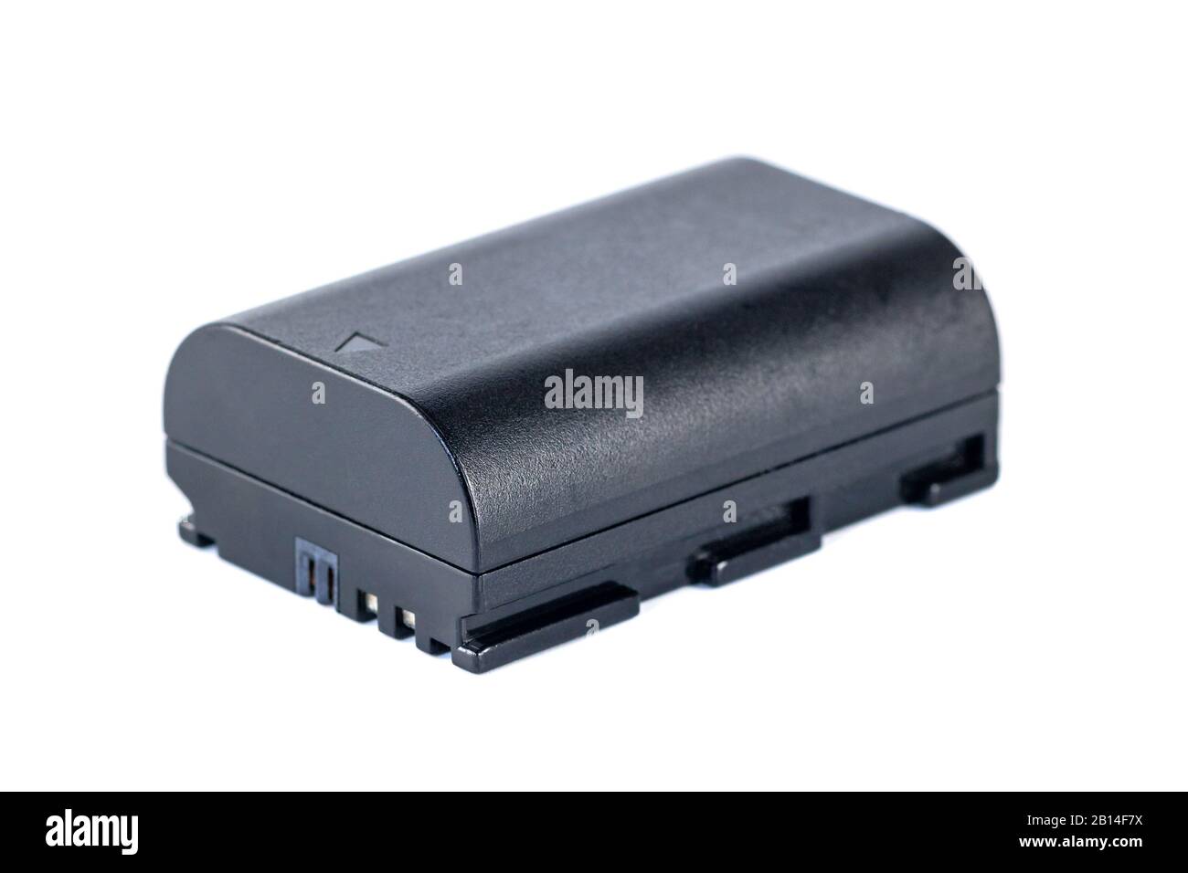 Battery used in many of its DSLR, isolated on white background Stock ...