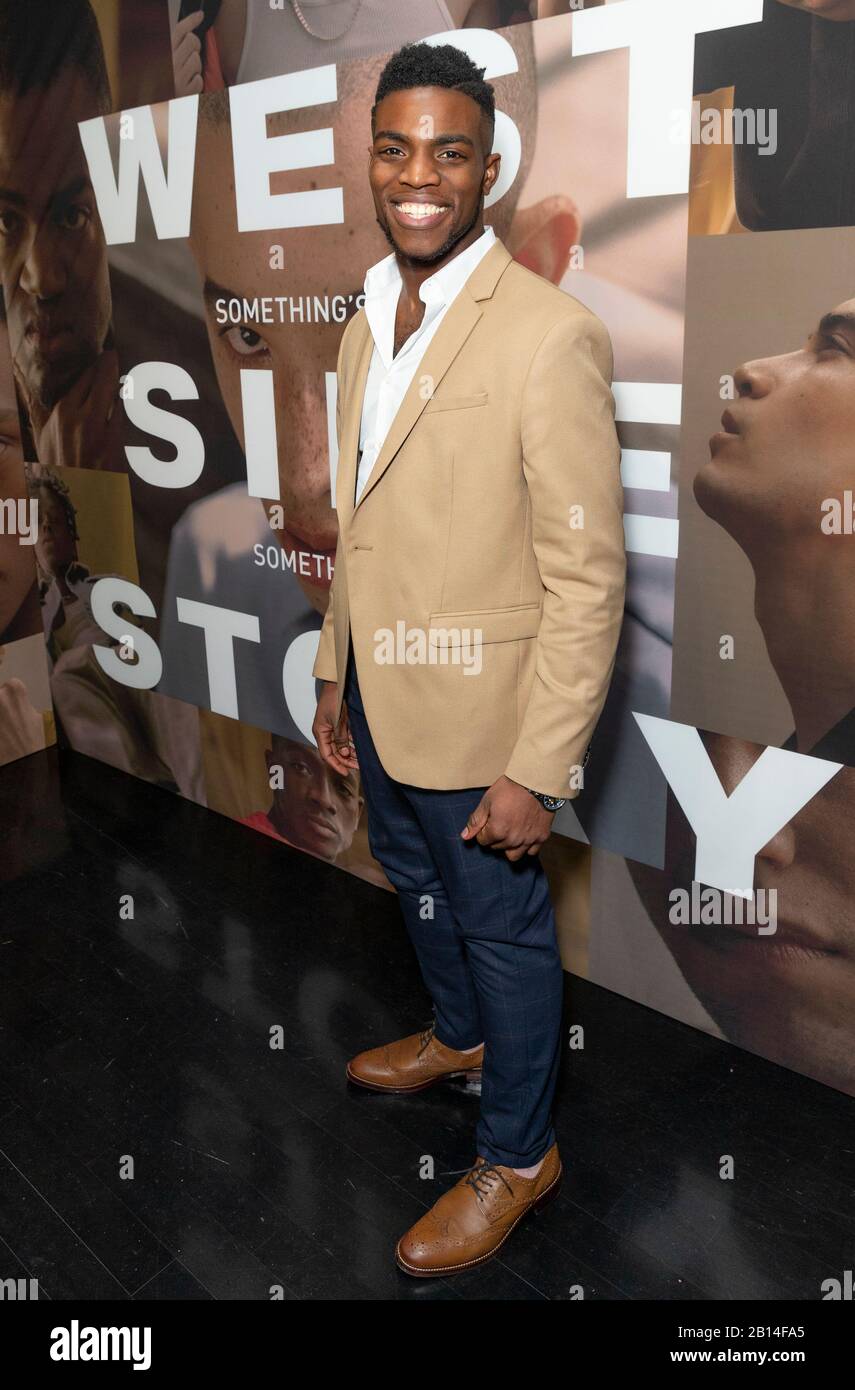 New York, NY - February 20, 2020: Elijah A. Carter as Action attends ...