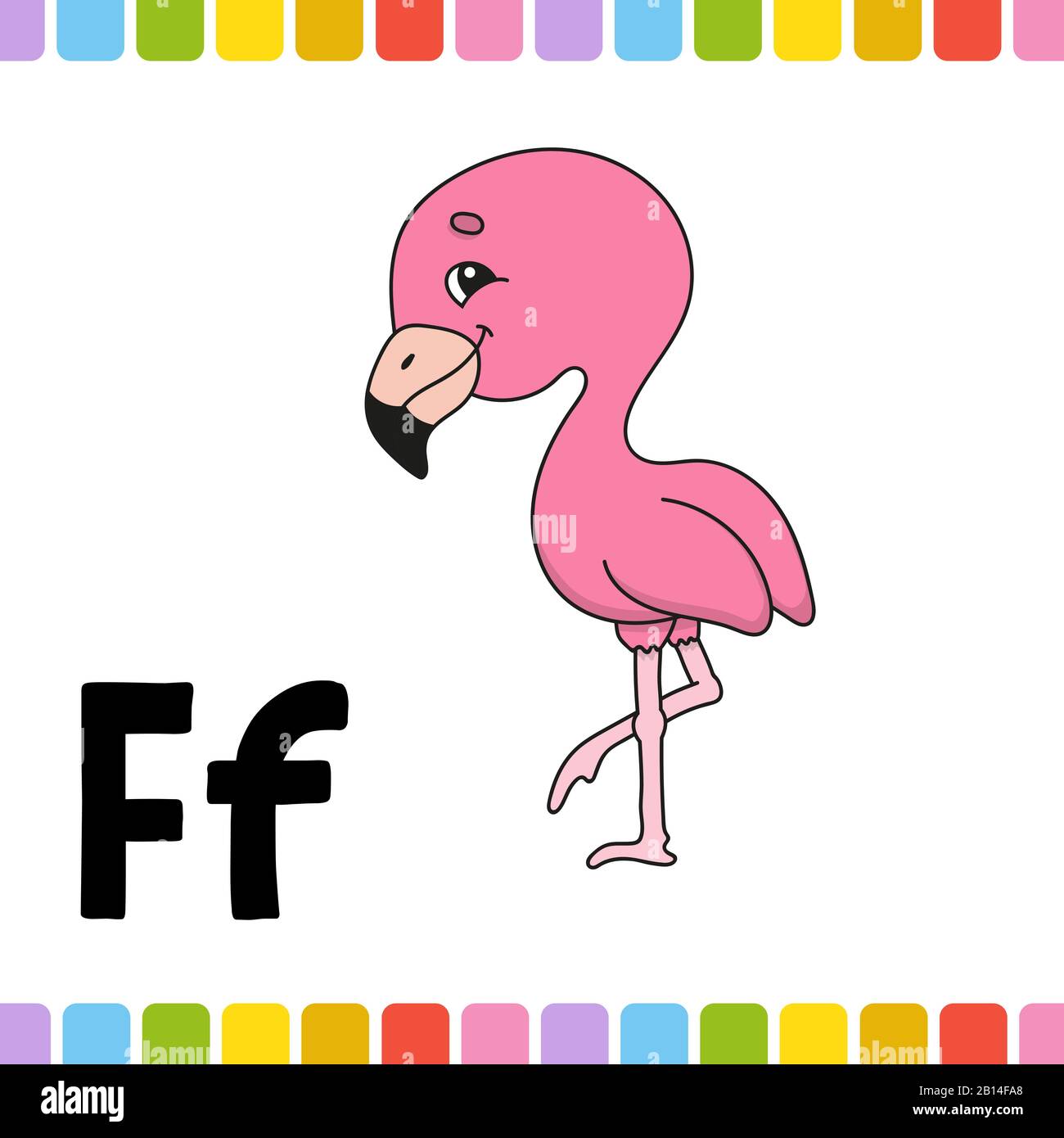 Animal alphabet. Zoo ABC. Cartoon cute animals isolated on white ...