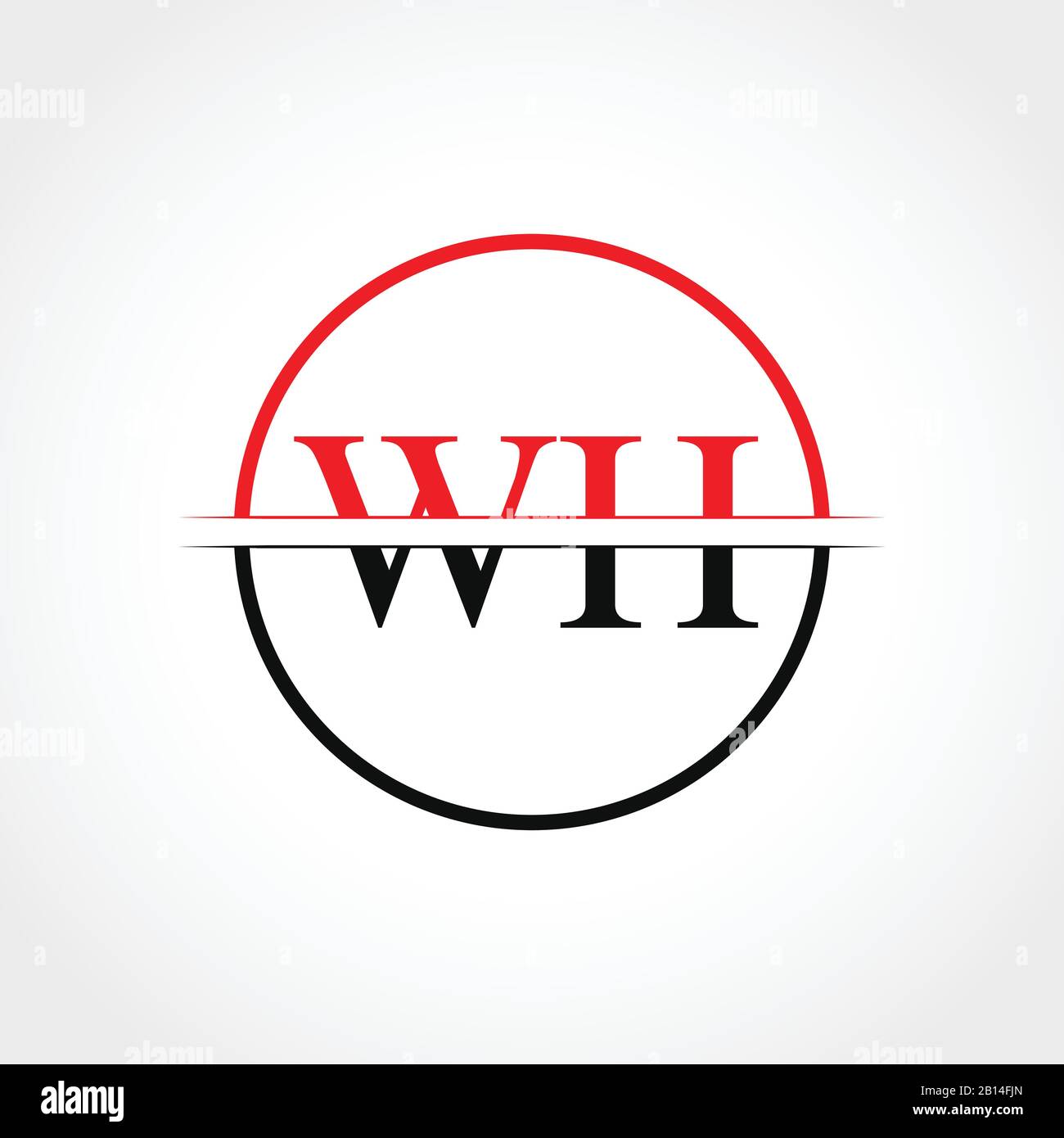Initial WH Letter Linked Logo. Creative Letter WH Logo Design Vector ...