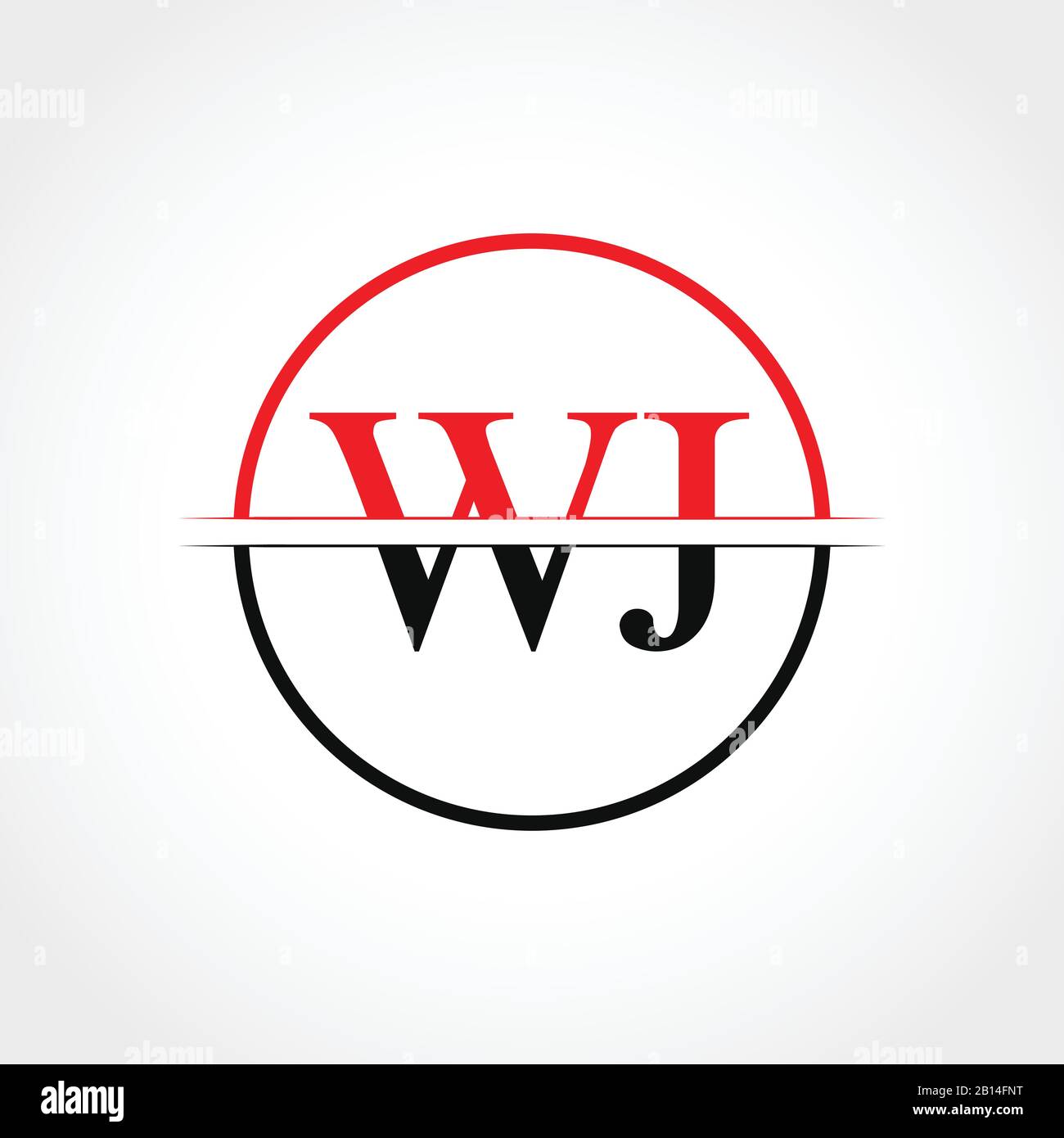 Initial WJ Letter Linked Logo. Creative Letter WJ Logo Design Vector ... Initial WJ Letter Linked Logo. Creative Letter WJ Logo Design Vector ...