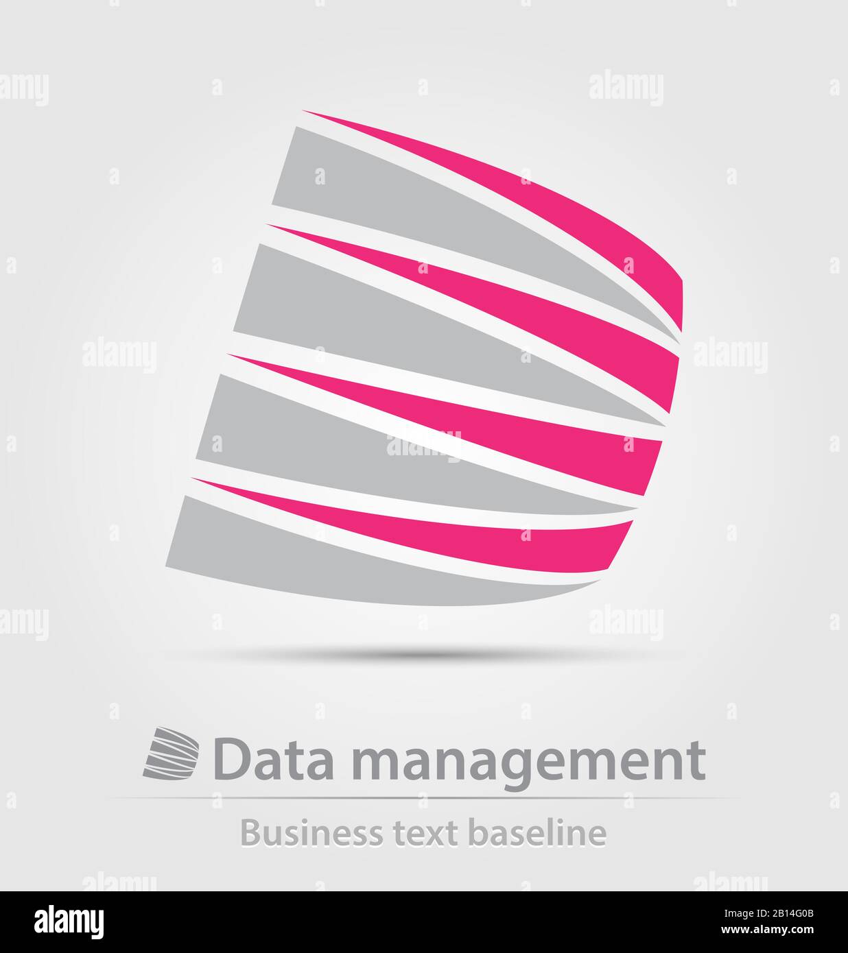 Data management service business icon for creative design work Stock ...