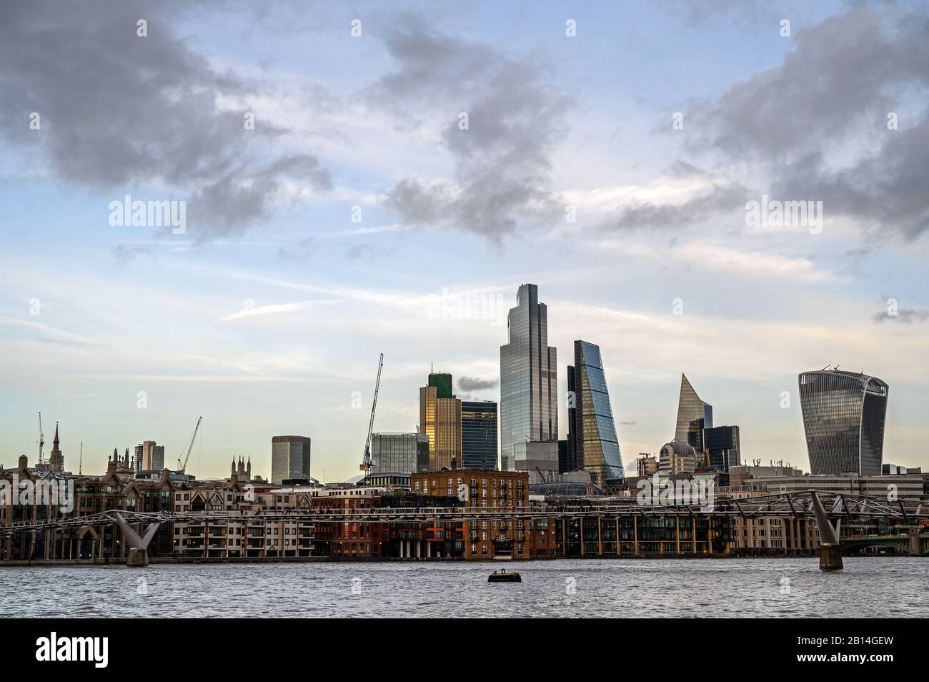 Dramatic sky over london building hi-res stock photography and images ...