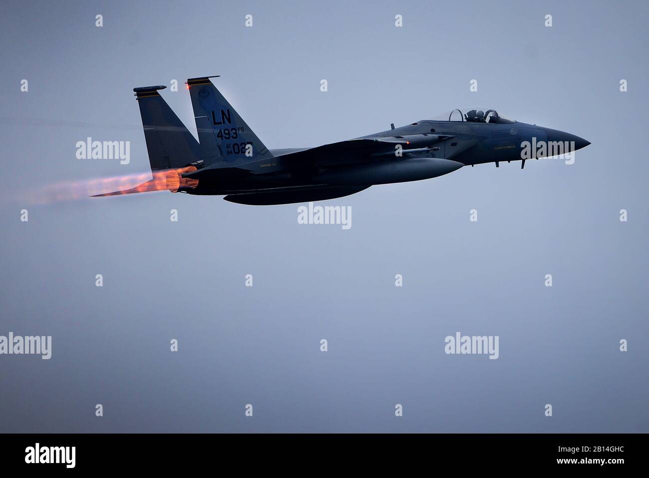 493rd fighter squadron grim reapers 48th fighter wing hi-res stock ...