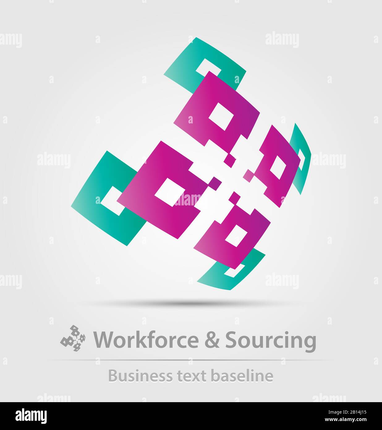 Colorful business icon for creative design tasks Stock Vector Image ...