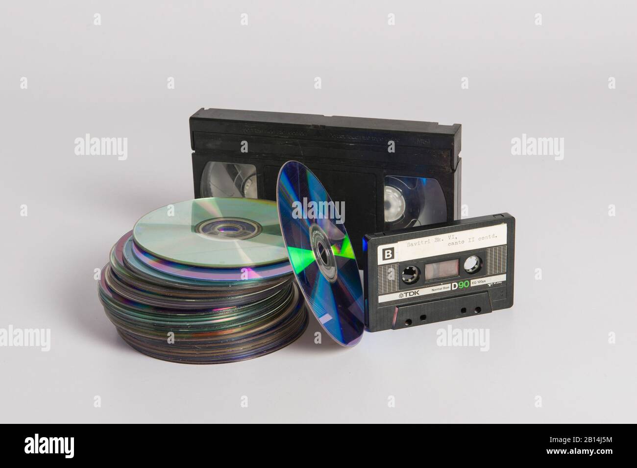 Dvd cassette cd hi-res stock photography and images - Alamy