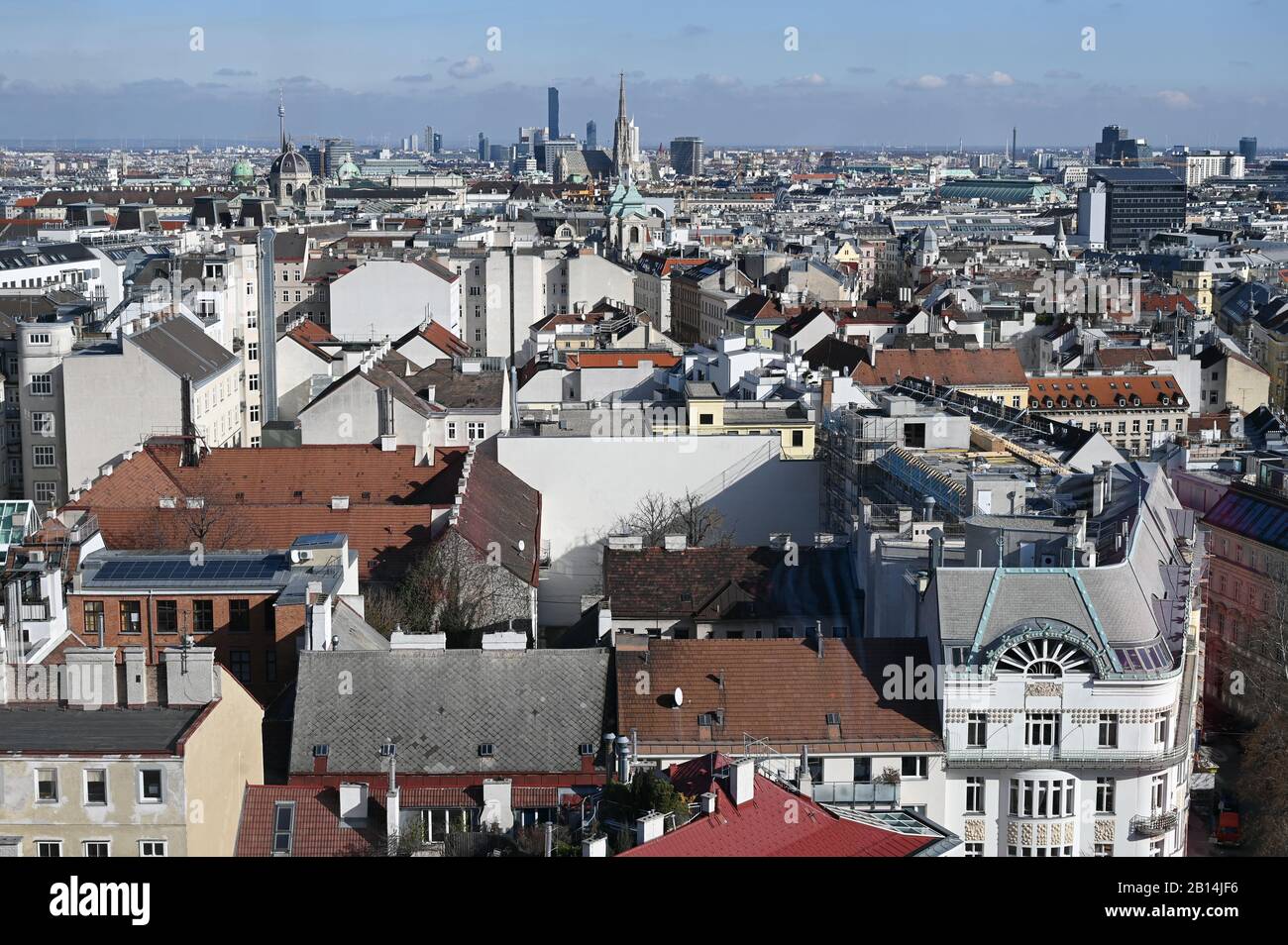 downtown Vienna cityscape Austria architecture Stock Photo - Alamy
