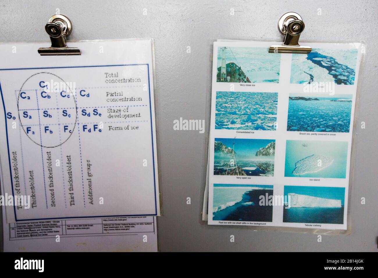 Ice navigation information onboard an expedition cruise ship in ...