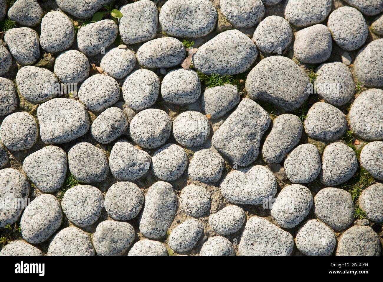 Relaxation, meditation and calmness around us. White pebbles stone ...