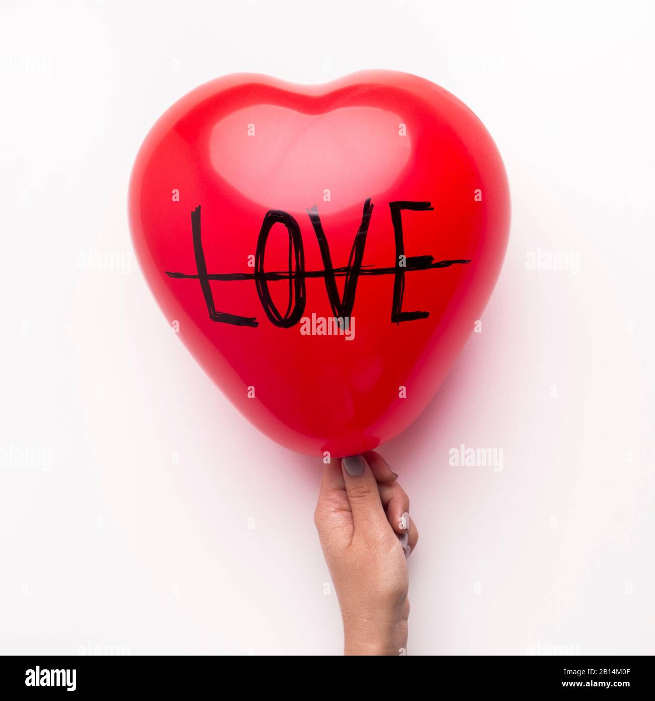 Crossed out heart hi-res stock photography and images - Alamy
