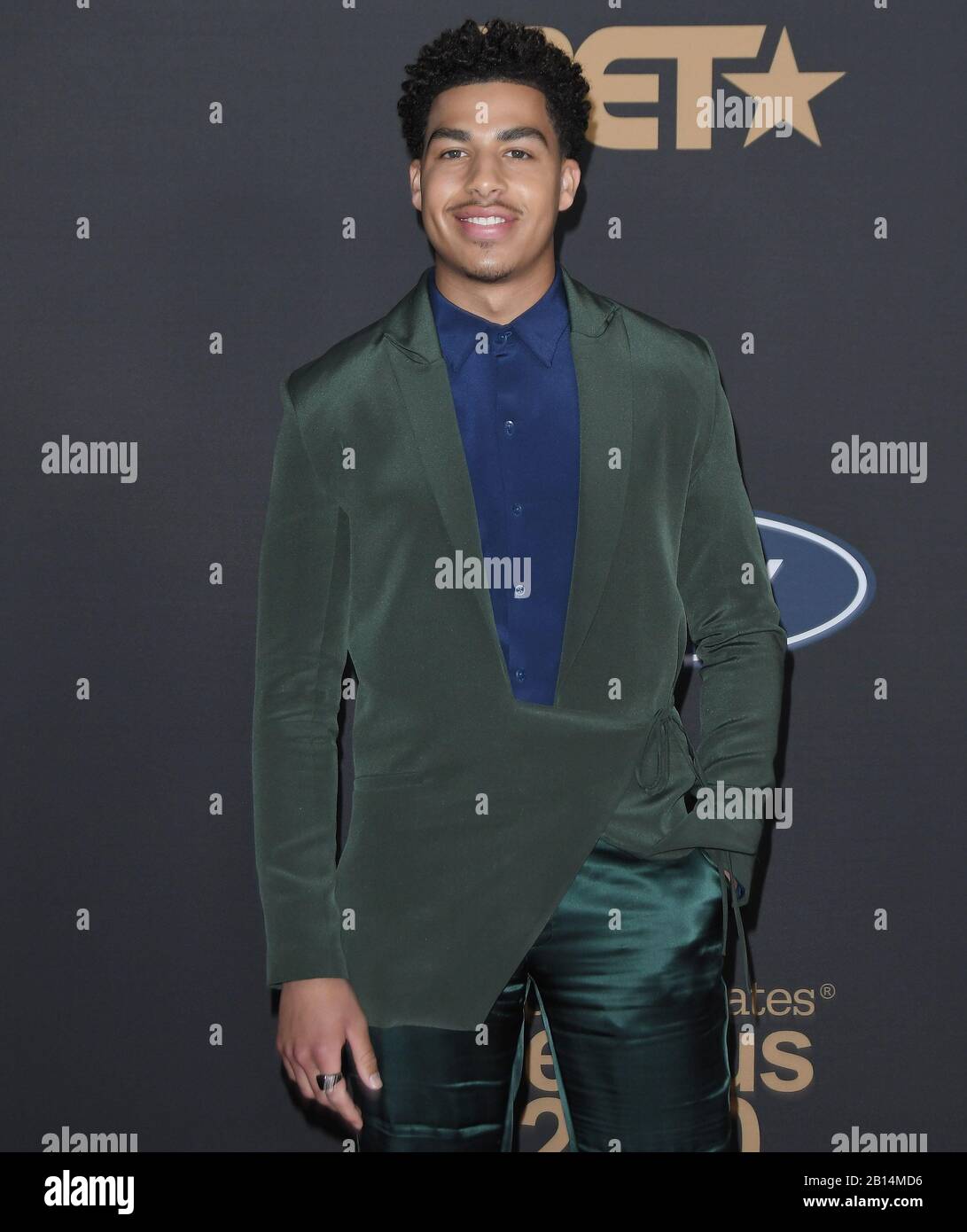 Los Angeles, USA. 22nd Feb, 2020. Marcus Scribner arrives at the 51st ...