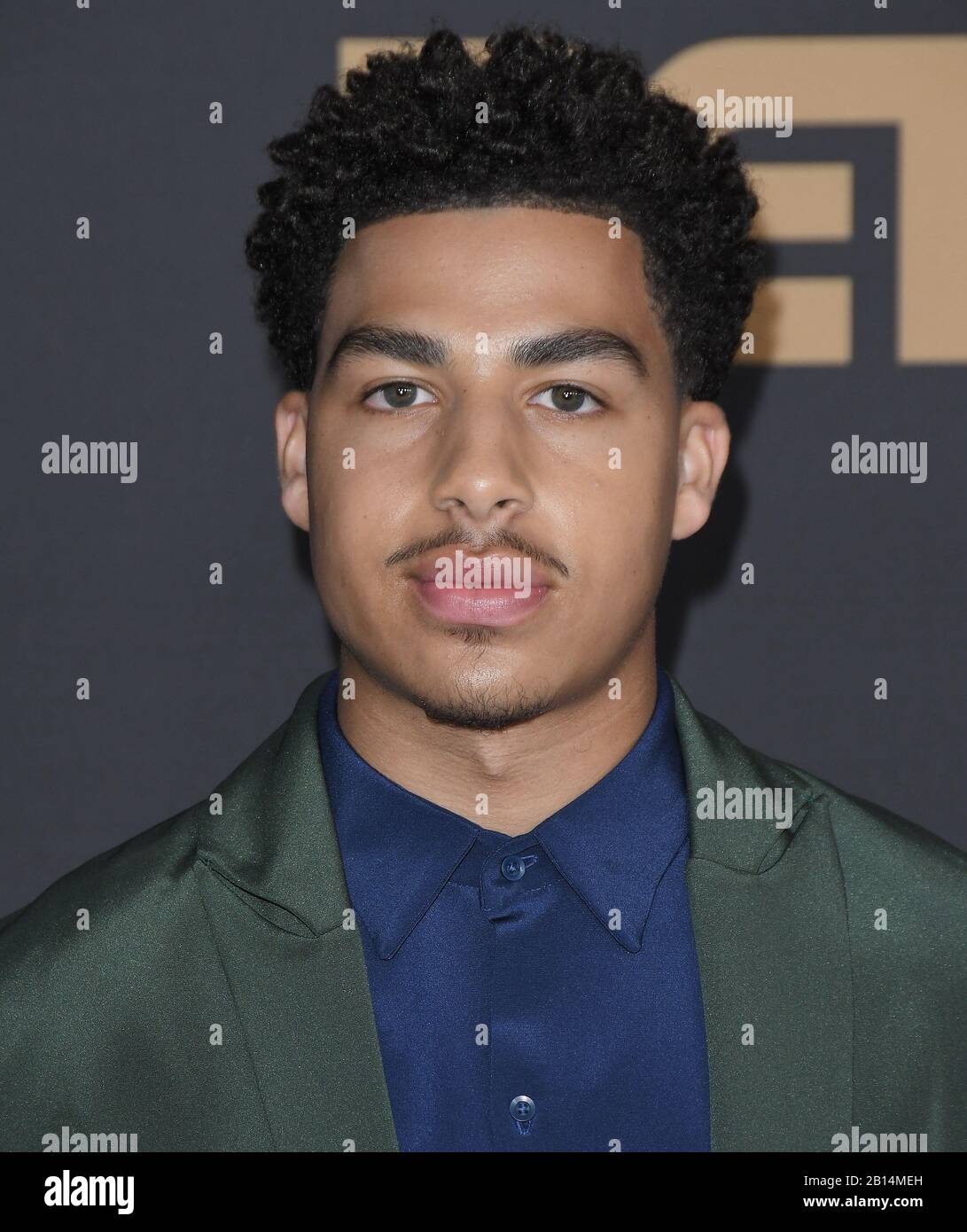 Los Angeles, USA. 22nd Feb, 2020. Marcus Scribner arrives at the 51st ...