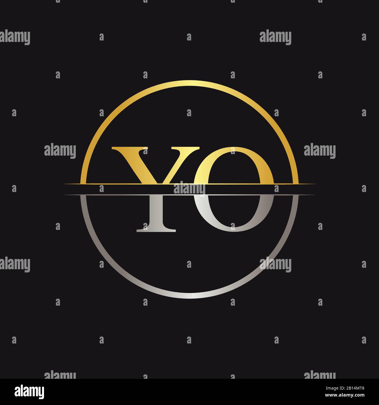 Initial YO Logo Design Vector Template. Creative Letter YO Business ...